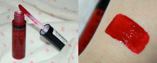 Idealni crveni karmin - NYX Xtreme lip cream Absolute red | Lepotica.rs